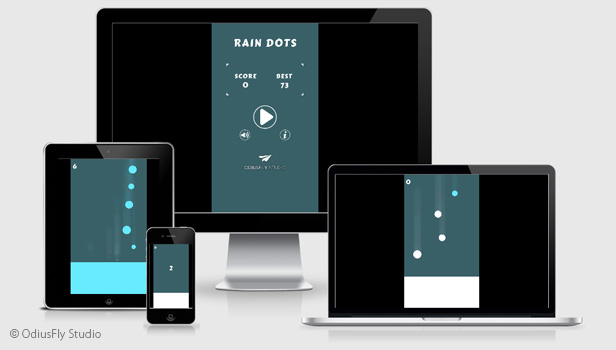Rain Dots - HTML5 Game by odiusfly | CodeCanyon